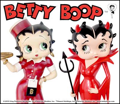 An impressive selection of Licensed Betty Boop Collectables